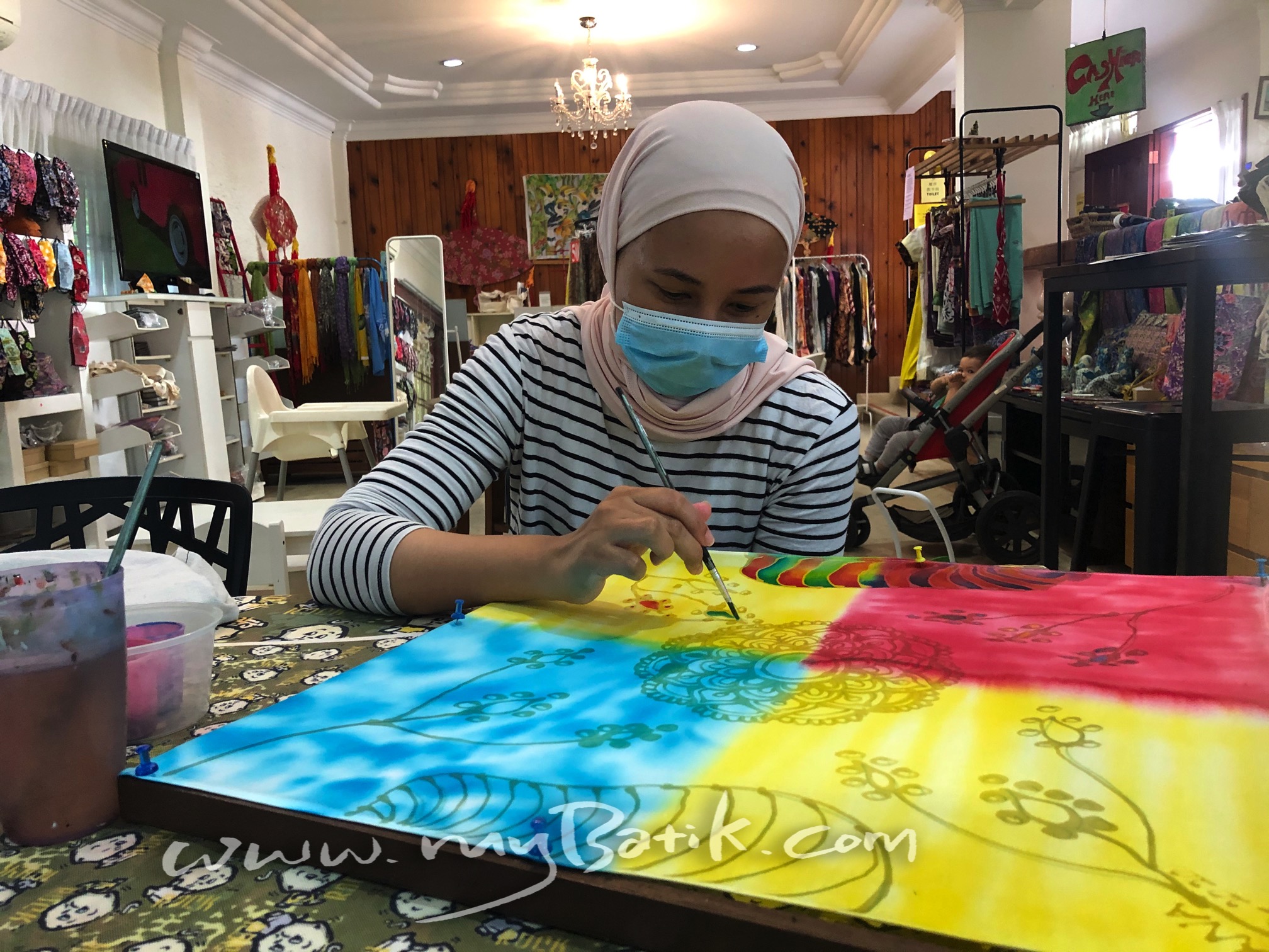 Personal Batik Lesson in KL by Batik Artist Emilia Tan – myBatik K.L.
