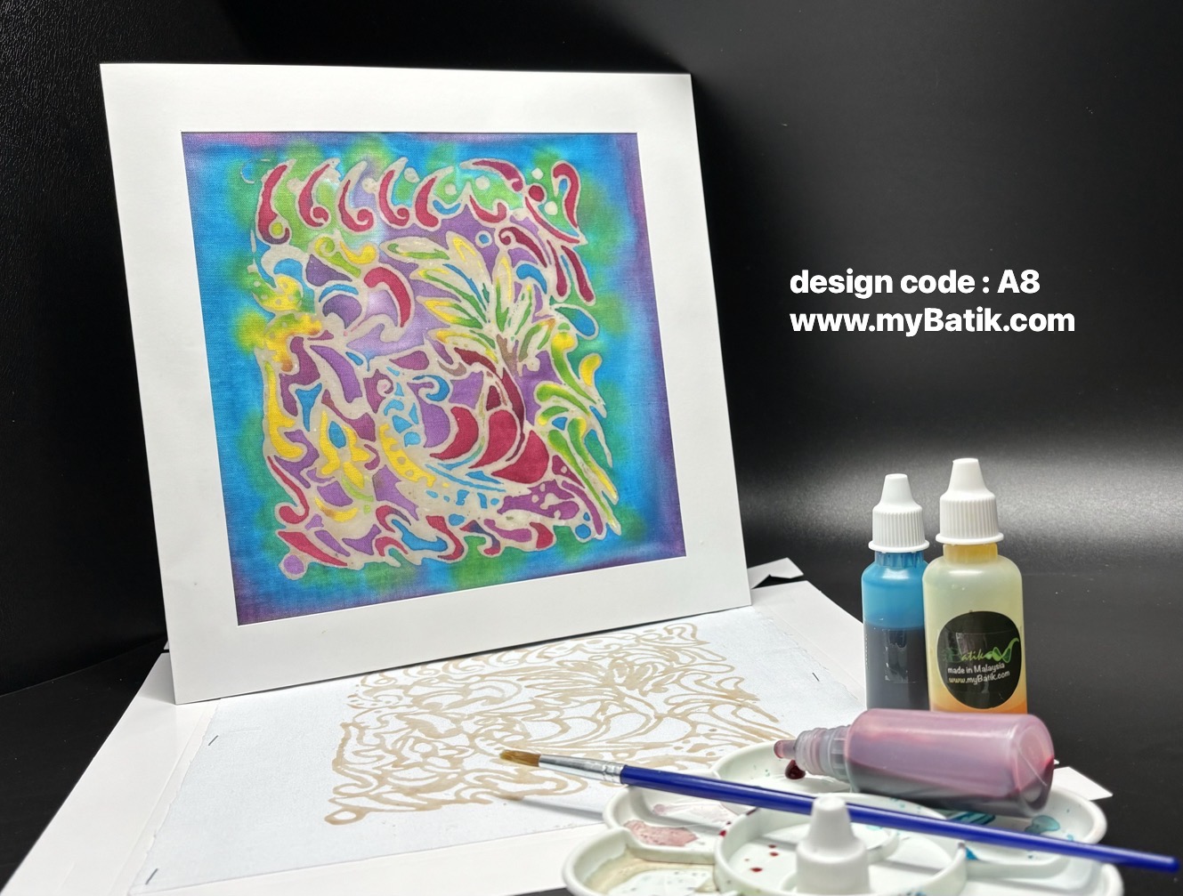 60 pages myBatik coloring book for adults & kids aged 3 and above! # ...