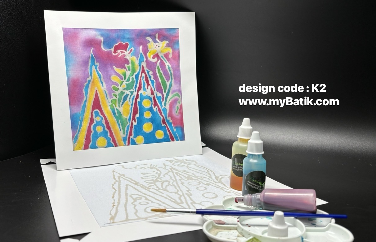 60 pages myBatik coloring book for adults & kids aged 3 and above! # ...